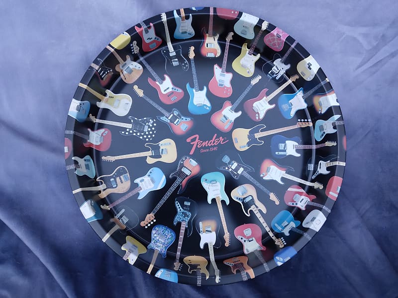 Fender ELECTRO LOUNGE SERVING TRAY 2005 - Multi Color | Reverb