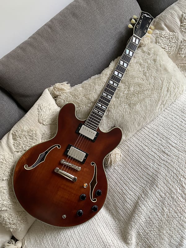 Stanford Crossroads 335 style semi 2022 - Vintage Nitro | Reverb UK