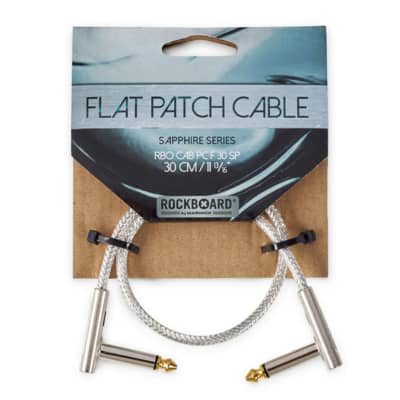 RockBoard Flat Patch Cables 1.47 Sapphire | Reverb
