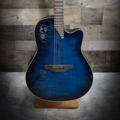 Ovation E-Acoustic Guitar Celebrity Elite Plus Mid Cutaway | Reverb