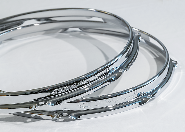 Sonor 14" - 8 Hole Vintage Series "Superprofil" Snare Hoops | Reverb