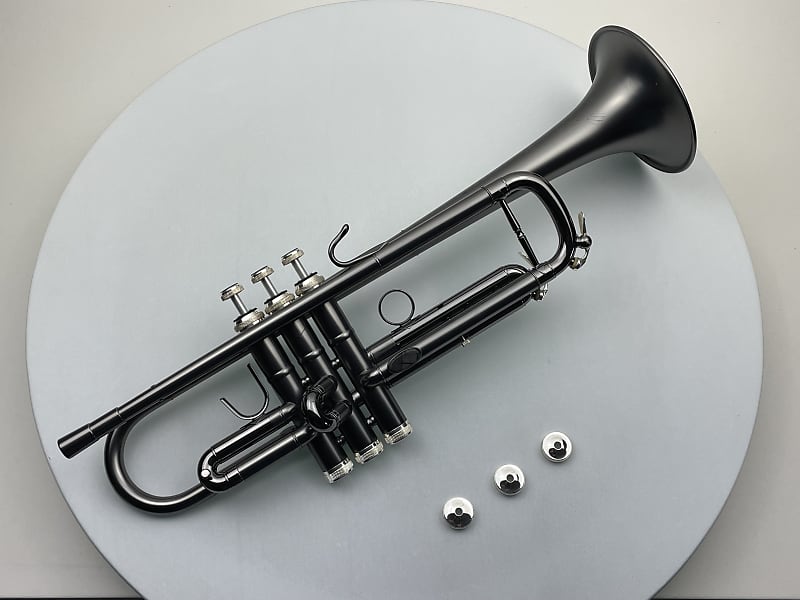 Cannonball 725 Iced Black Nickel Plated Bb Trumpet and Case | Reverb