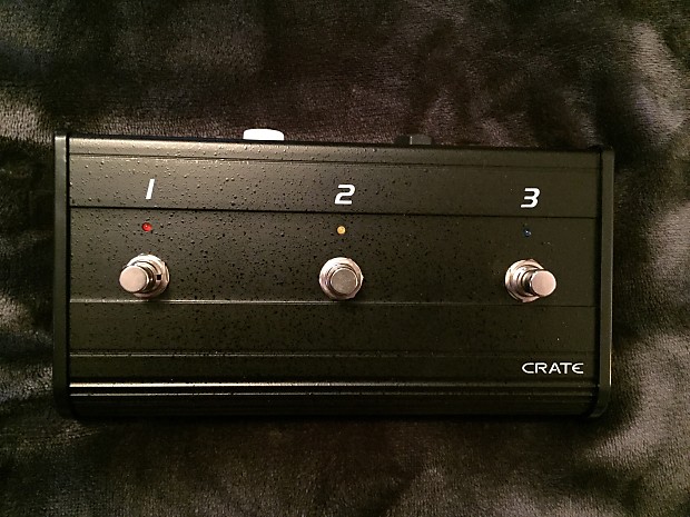 Crate Crate 3 Button Footswitch Black | Reverb