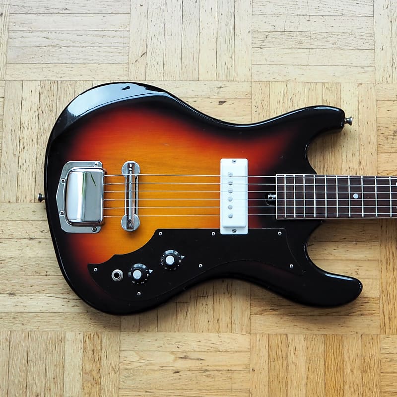 Sakai (Teisco-ish) Mosrite-style single pickup guitar ~1969 | Reverb