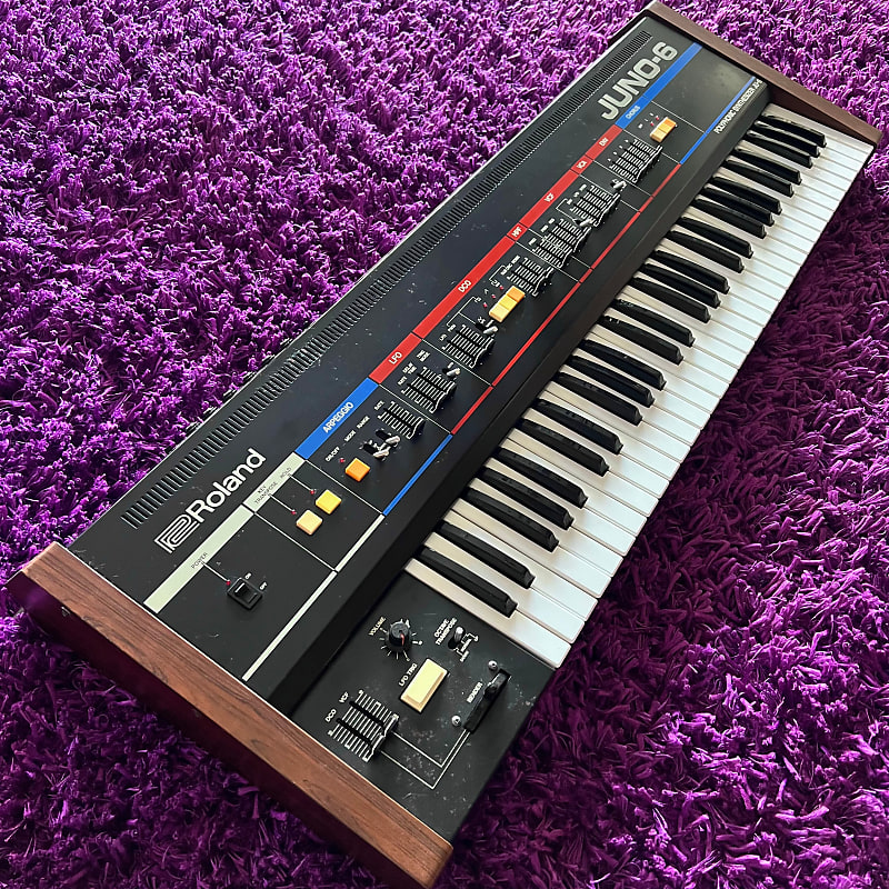 Early 1980s Roland JUNO-6 Polyphonic Analog Synthesizer | Reverb UK