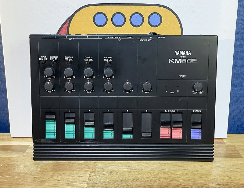 Yamaha KM602 6-Channel Mixer w/ Great Analog Stereo Chorus | Reverb