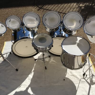 Ludwig Stainless Steel Octa-Plus Drum Kit/Set 1978 | Reverb