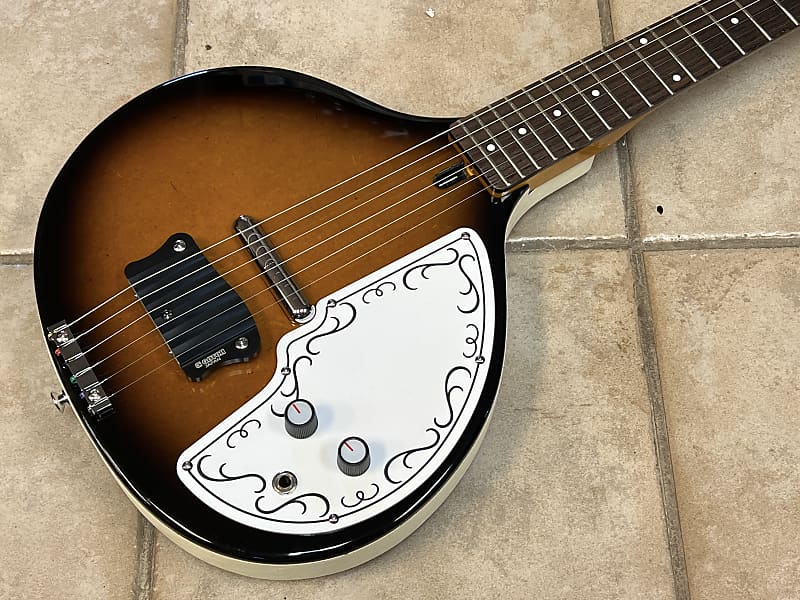 Danelectro Baby Sitar Brown sun Burst | Reverb