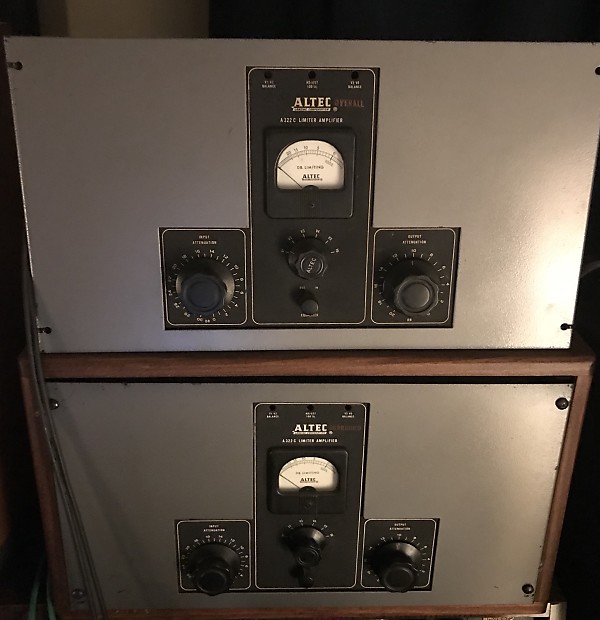 RARE PAIR OF ALTEC 322C TUBE LIMITERS WITH ALTEC P511 TUBE | Reverb