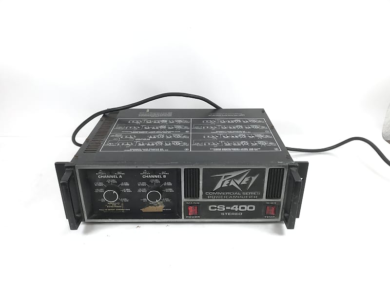 Peavey CS-400 400W 2 Channel CS 400 Stereo Power Amplifie | Reverb