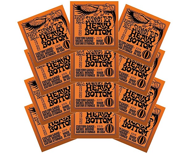Ernie Ball 2215 Skinny Top Heavy Bottom 12 Pack Special | Reverb