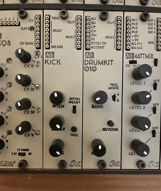 Tangible Waves DRUMKIT 010 & KICK AE Modular Drum Machine | Reverb