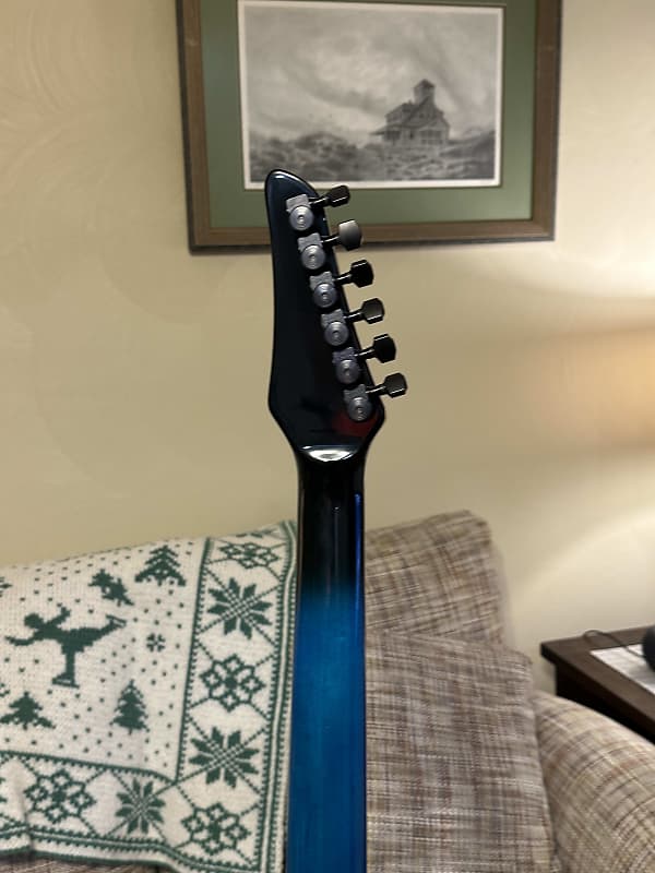 Carvin DC400 Early 2000's - Blueburst over Quilt Maple | Reverb