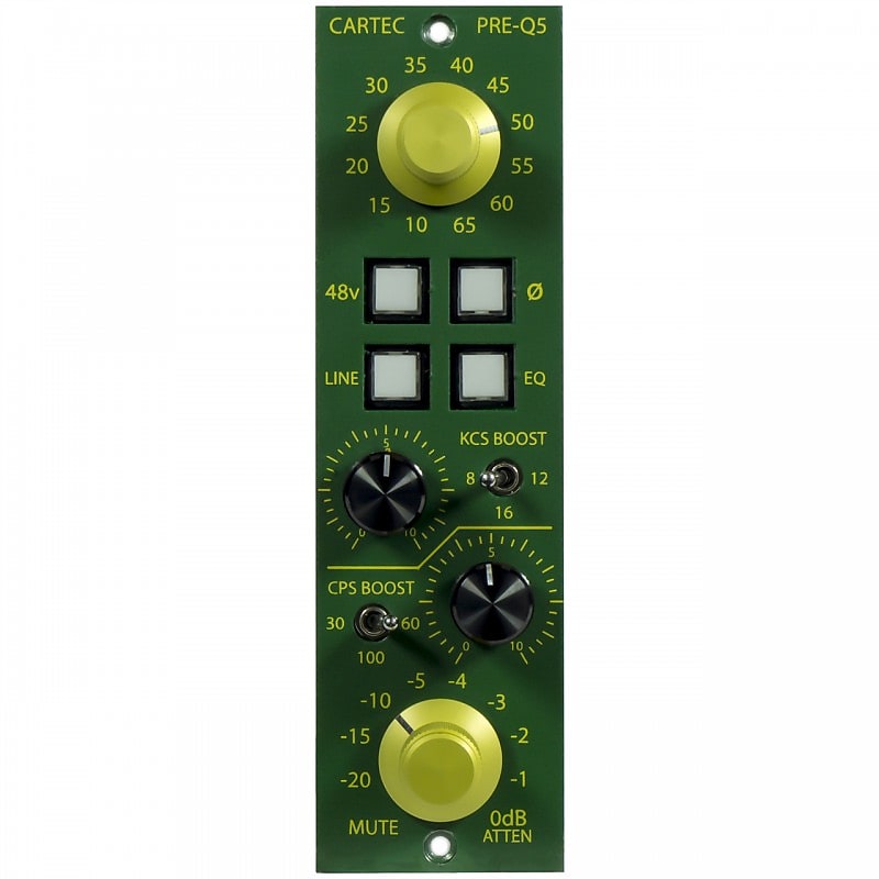 Cartec Audio Pre-Q5 500 Series Mic Preamp Module | Reverb Australia