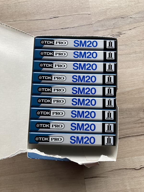 TDK SM20 High Bias Type II (9 Cassettes) | Reverb