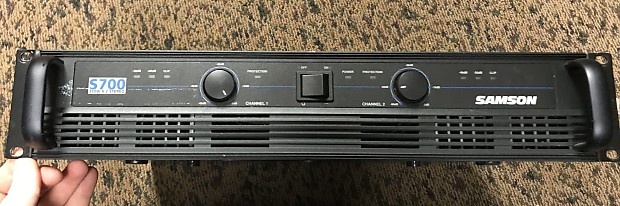 Samson S700 (2 x 350) watt power amplifier | Reverb