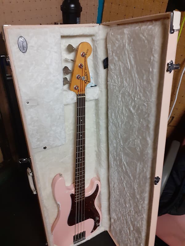 Fender Precision 2018 - Shell Pink Relic | Reverb UK