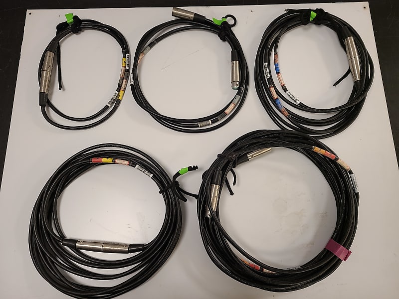 Various XLR4 Cable Package Lot of 65 | Reverb