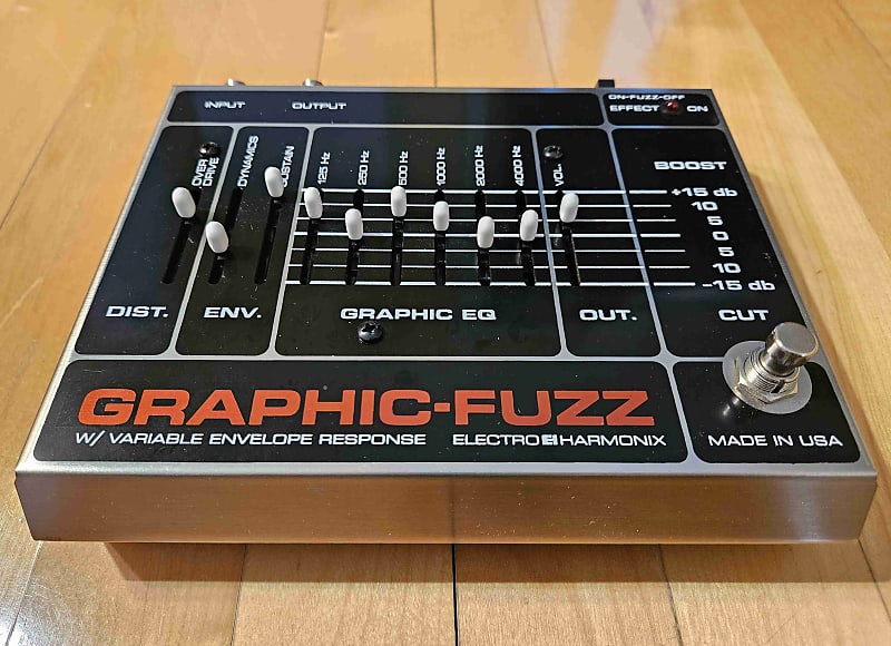 Electro-Harmonix Graphic Fuzz EQ / Distortion / Sustainer | Reverb