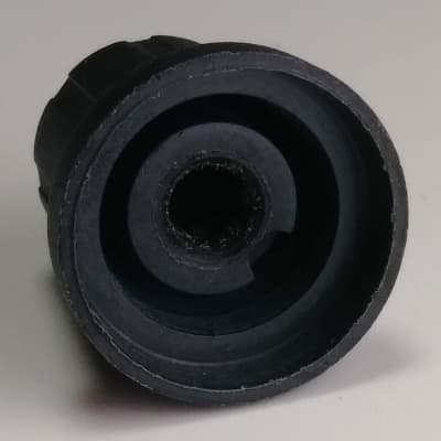 Crate(?) DOD(?) Amp or Pedal Knob - Black w/ Blue Cap | Reverb