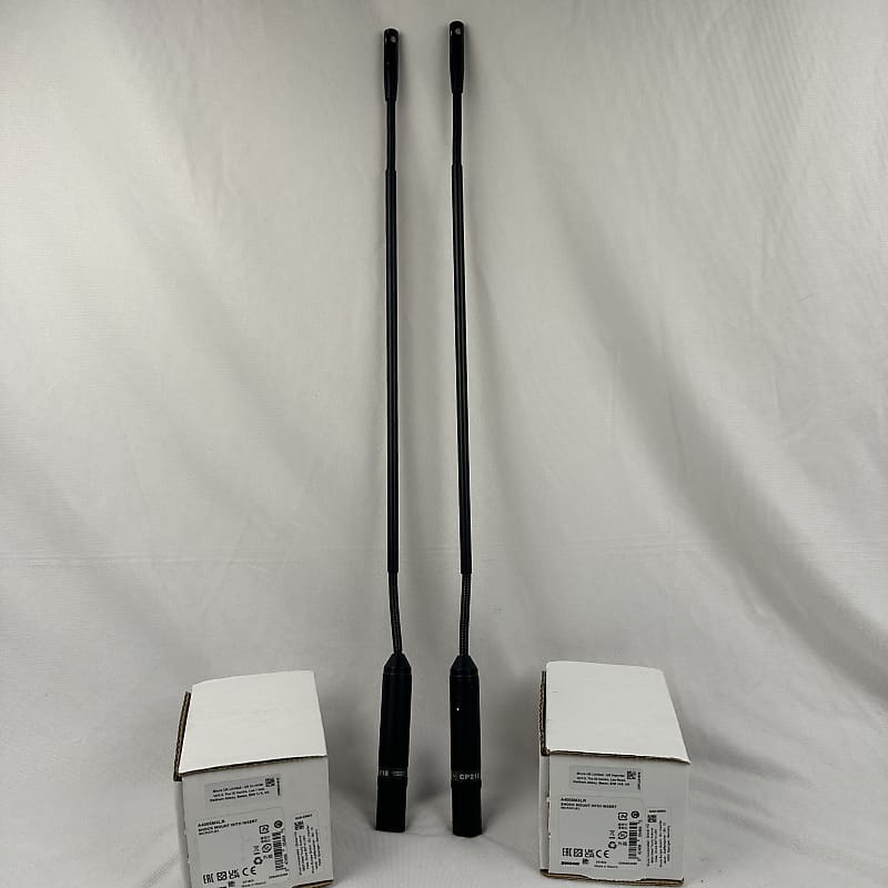 (2x) Electro-Voice CP218 Gooseneck Podium Mics w/ Shure Shock | Reverb
