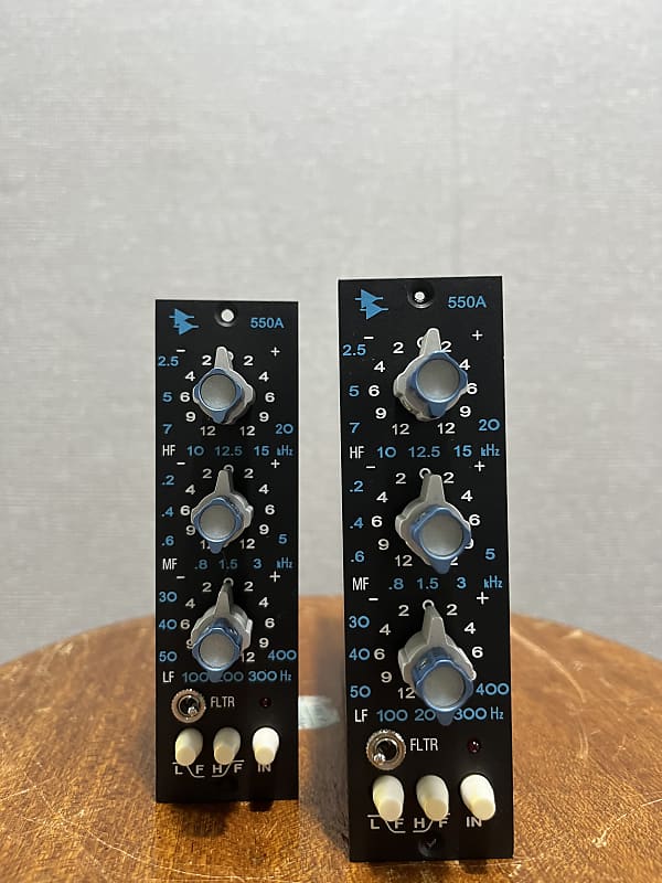 API 550A 3-Band Equalizer Matching Pair ! | Reverb