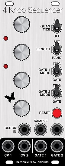 barton bmc044 4 knob sequencer | synthCube kit | Reverb UK
