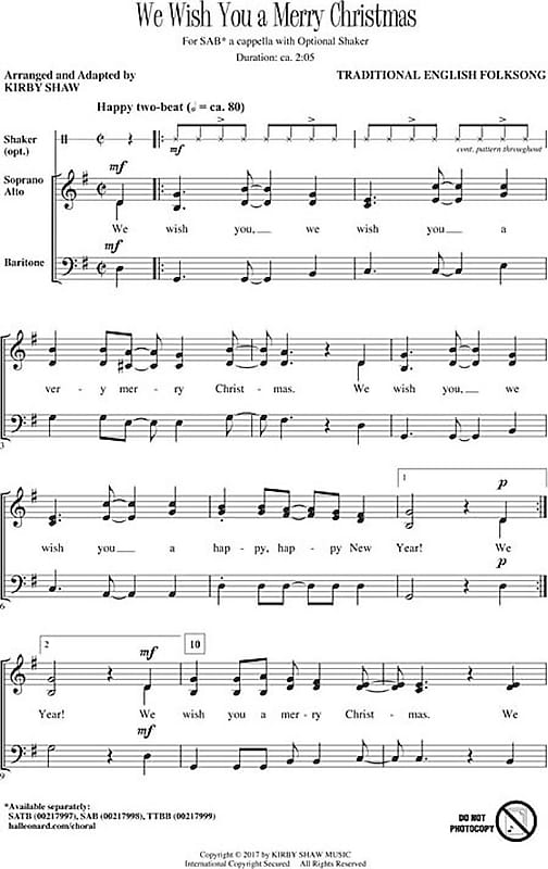 We Wish You a Merry Christmas | Reverb