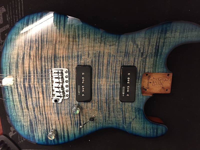 Loaded Warmoth Strat Body Kinman P90s Gotoh 510 - Washed | Reverb