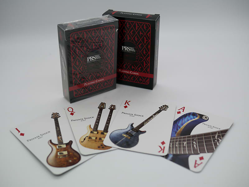 New PRS Paul Reed Smith Guitar Poker Playing Cards Sealed | Reverb