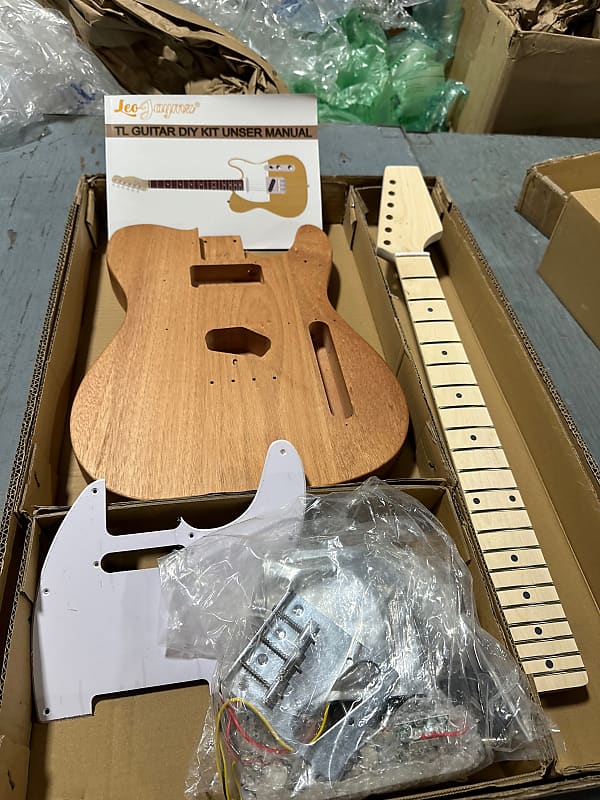 Generic Complete Tele Telecaster DIY Guitar Kit | Reverb