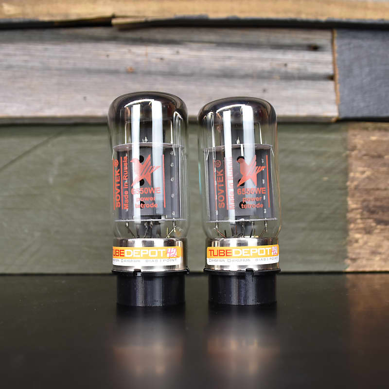 Sovtek 6550WE Power Vacuum Tube - Matched Pair | Reverb