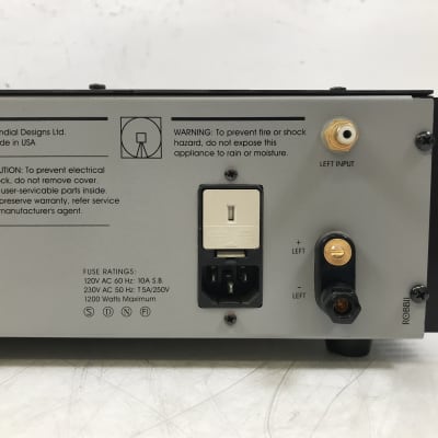 Acurus A250 Stereo Power Amplifier - Mondial Designs | Reverb