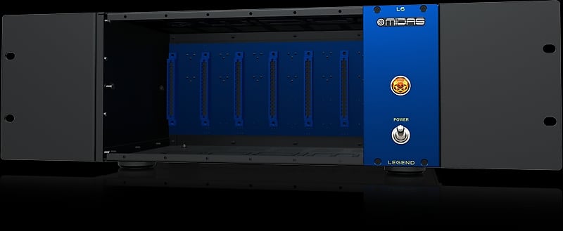 Midas L6 Legend 6-Slot Powered 500 Series Frame | Reverb