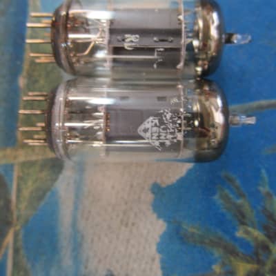 Pr Vintage Telefunken Ecc83/12ax7 Tubes, 1960s, Ribbed | Reverb Canada