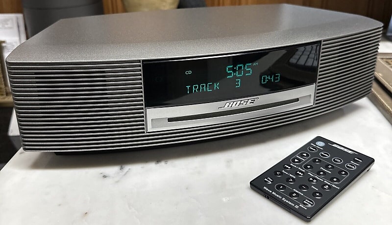 Bose Wave Music System AM/FM CD Player Clock Radio Bluetooth | Reverb