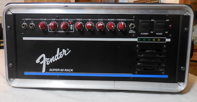 Fender Super 60 RARE Rack Mount Studio Version 1990's black - | Reverb