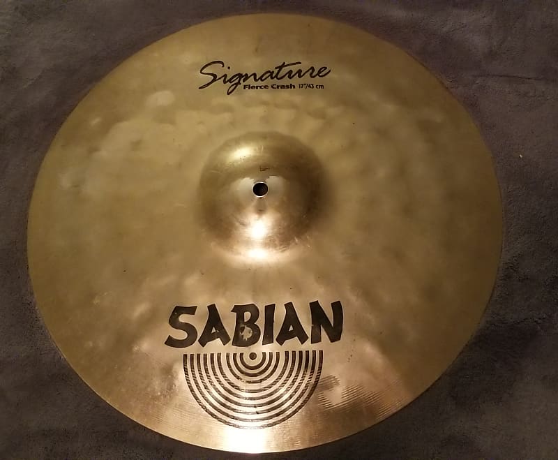 17" Sabian Signature Jojo Mayer Crash Fierce Cymbal Fierce | Reverb
