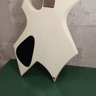 B.C. Rich Warlock Bass Nikki Sixx Motley Crue 80's White NJ | Reverb