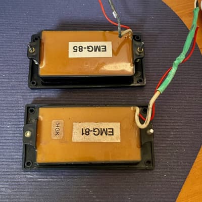 EMG 85/SA/SA active pickups set Humber/Single/Single - Black | Reverb