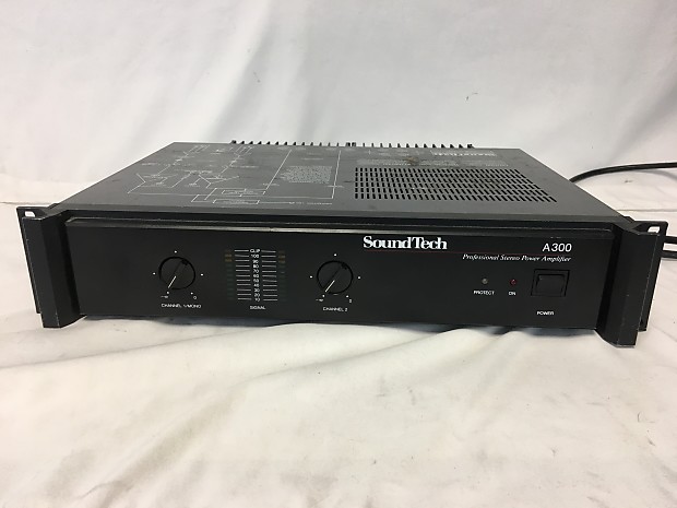SoundTech A300 Professional Stereo Power Amplifier | Reverb UK