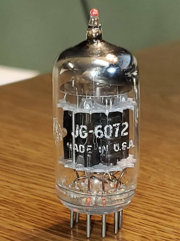 JG-6072/12AY7 GE 1959 Red Tip/3 mica/black | Reverb