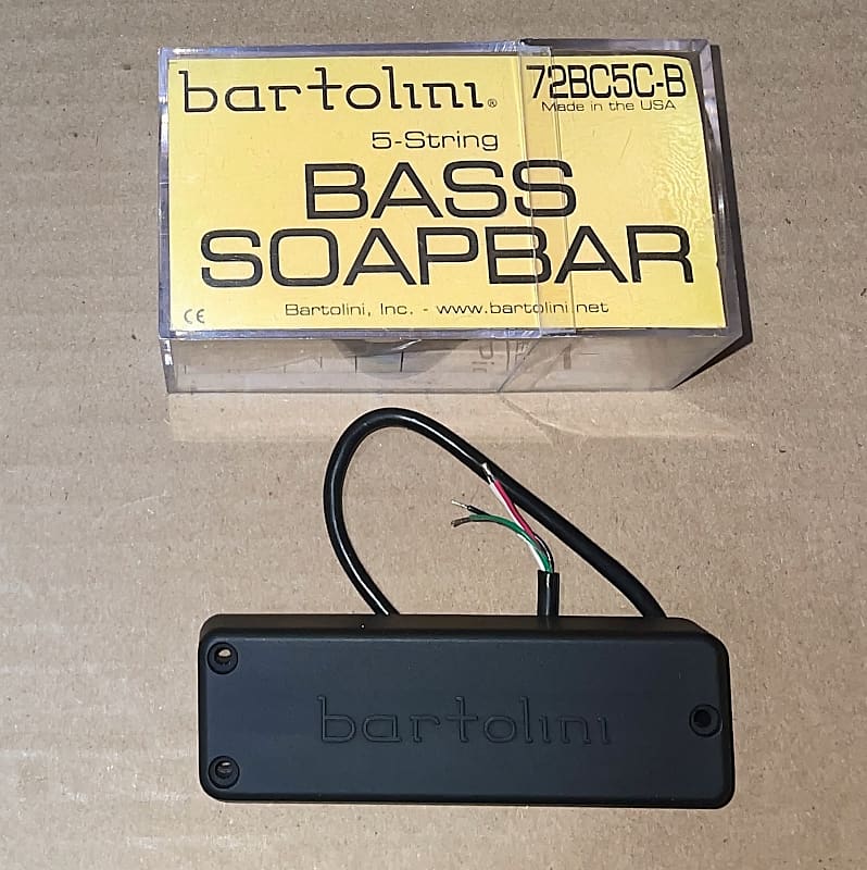 Bartolini 72BC5C-B BC Soapbar Neck 5 String Dual Coil Bass | Reverb