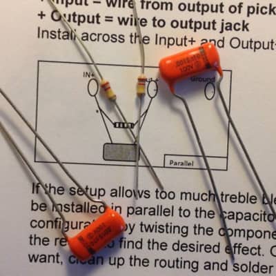2 x US Made PIO Treble Bleed Capacitor Kits .002 220k fit | Reverb