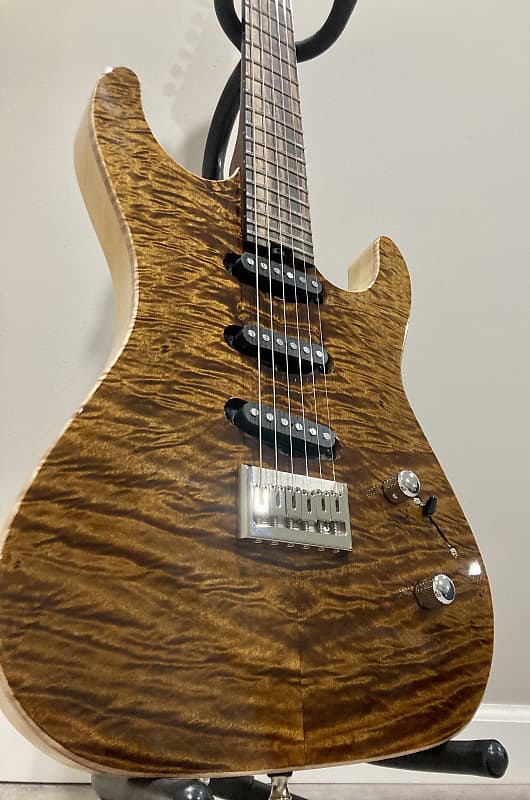 Cruey Guitars Modern S 2023 - Tiger eye | Reverb