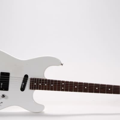1989 Charvette by Charvel Model 100 HS reverse neck White 6 | Reverb
