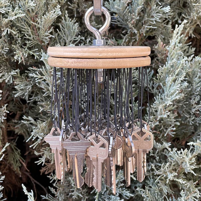 Upcycled Percussion - Key Chimes - Small - Silver Keys | Reverb