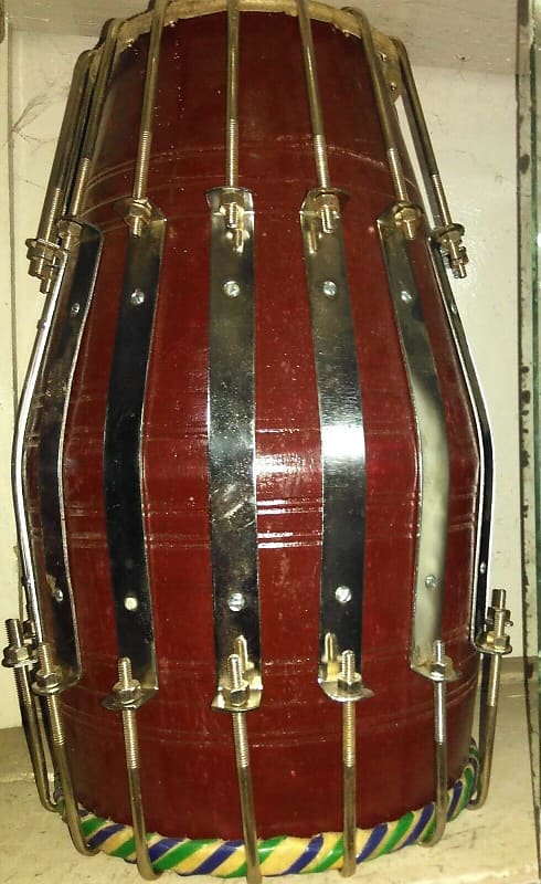 Naad Professional Mango Wood Dholak With Bag 2022 Natural | Reverb UK