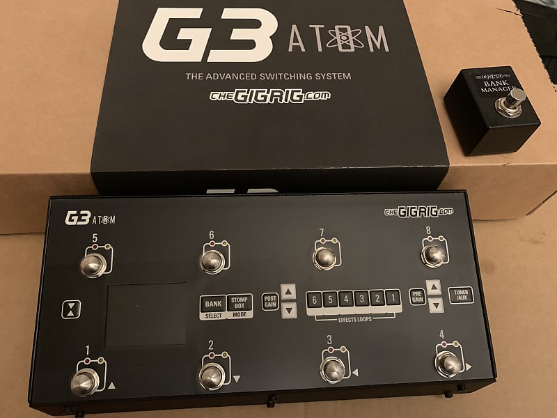Gigrig G3 Atom with box and Bank Manager | Reverb