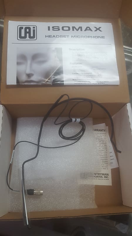 Countryman Isomax Headset Microphone with 4-pin mini Xlr | Reverb